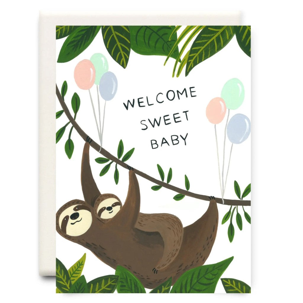 Welcome Sweet Baby Card – Natural Resources: Pregnancy + Parenting