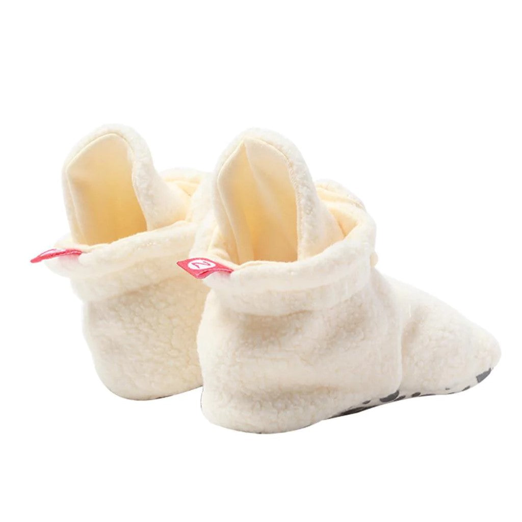 Cozie Fleece Baby Booties - Cream – Natural Resources: Pregnancy ...