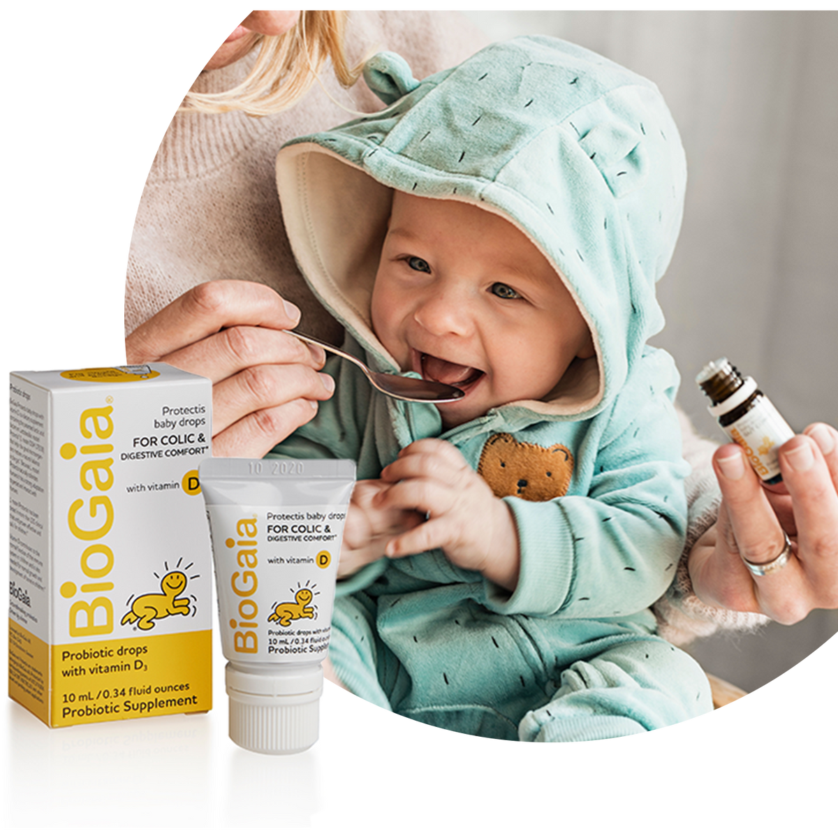 Biogaia Protectis Probiotic Baby Drops with Vitamin D – Natural ...